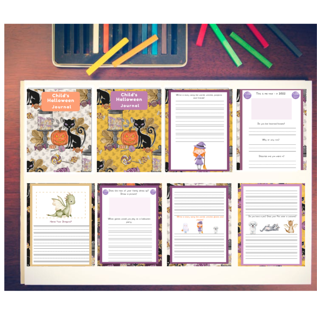 DFY Childrens Halloween Journal PLR - The UnPopular Mom